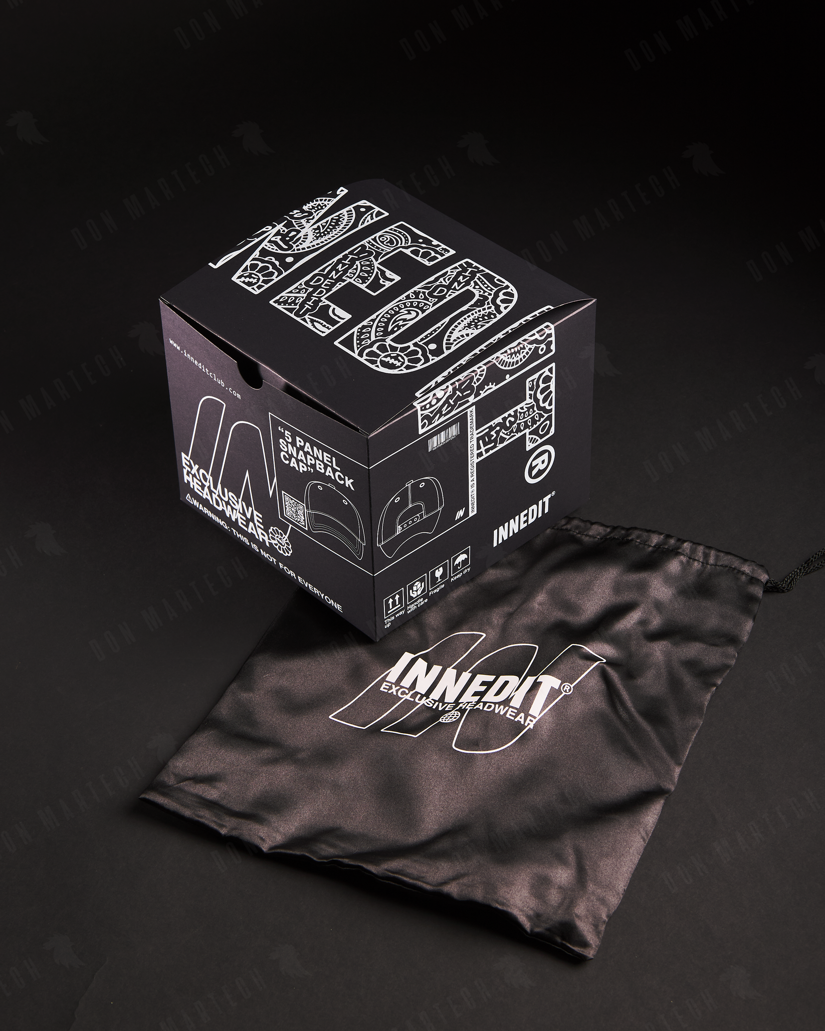 Innedit Headwear - "Muratravis Crystals Black” – Don Martech Sneakers